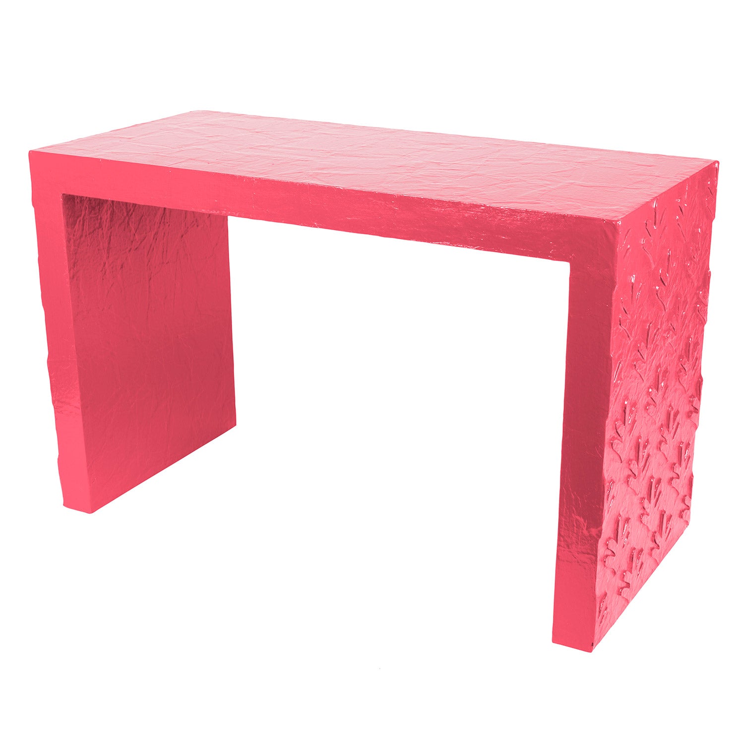 Hand Built Papier Mache and Wood Eleanor Console – Stray Dog Designs